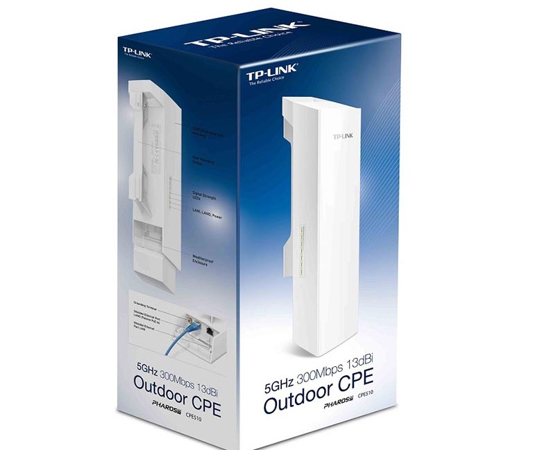 Tp-Link CPE510 300Mbps,5GHz Outdoor Access Point* SMB-CPE510